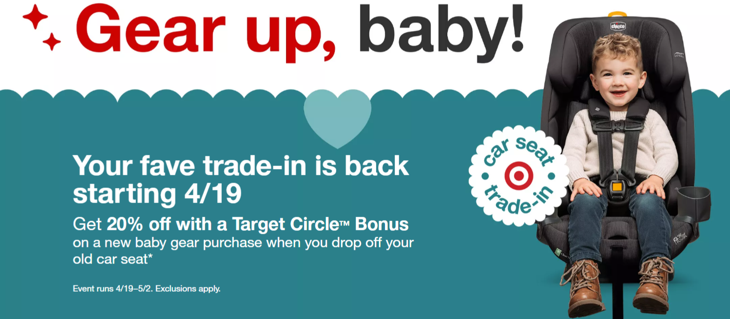 Target’s Car Seat Trade-In Event Returns April 19th through May 2nd ...